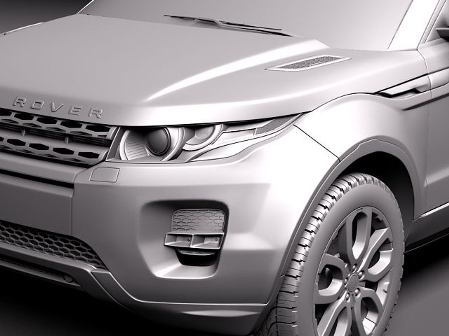 Land Range Rover Evoque 3d Model