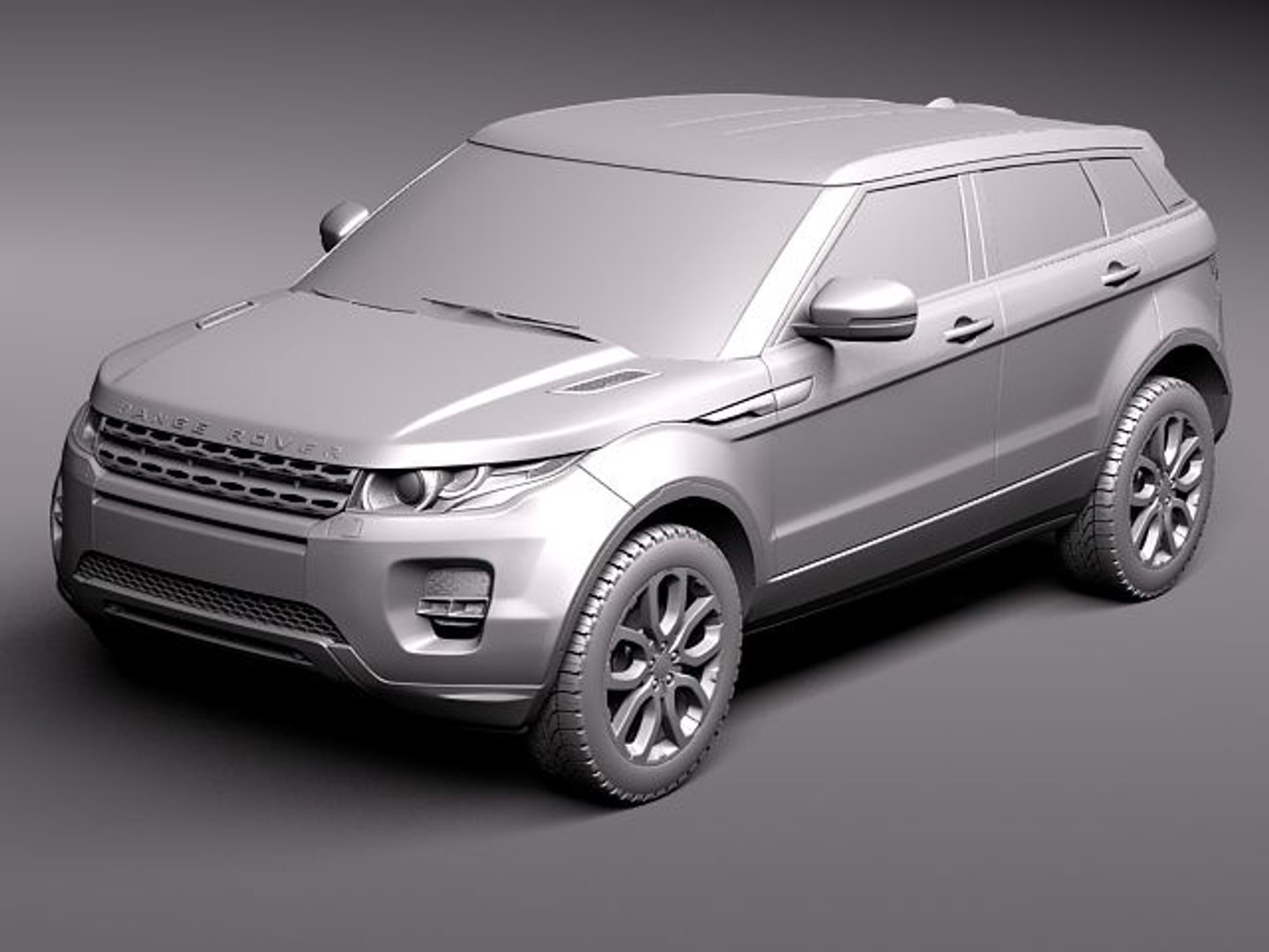 Land Range Rover Evoque 3d Model