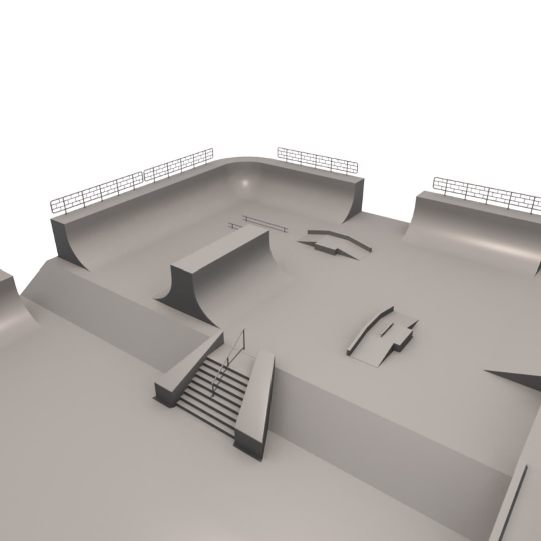 Skate Park 3d Model