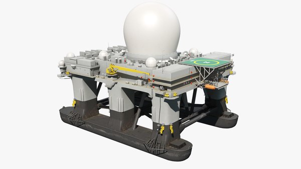 3D Sea Based X-Band Radar SBX-1 - TurboSquid 1784568