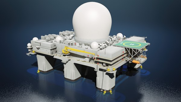 3D Sea Based X-Band Radar SBX-1 - TurboSquid 1784568