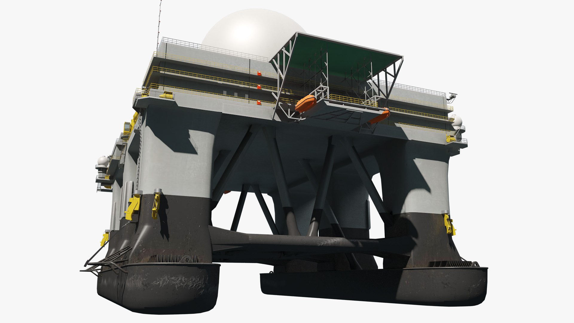 3D Sea Based X-Band Radar SBX-1 - TurboSquid 1784568