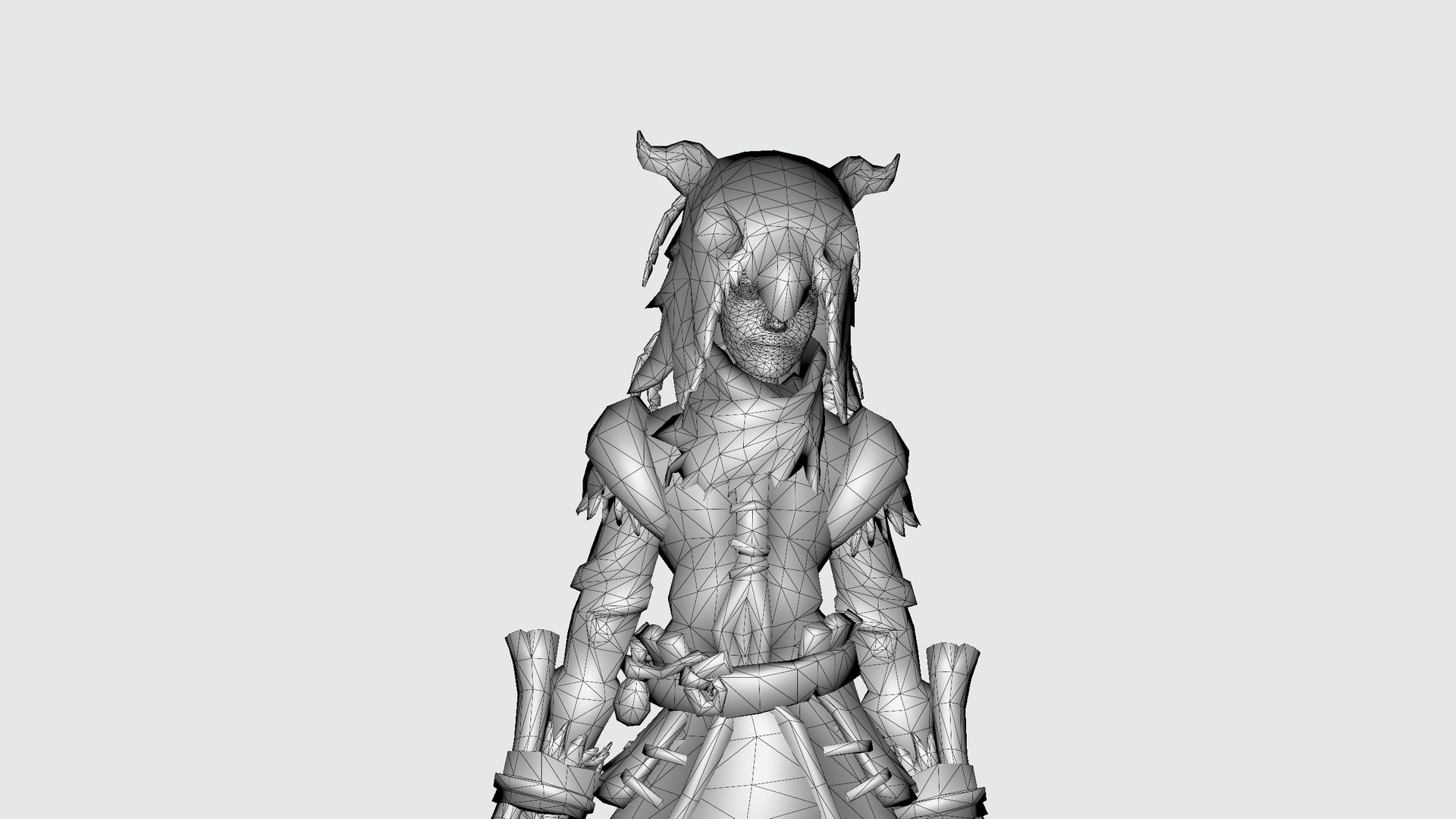 3D Female Druid - TurboSquid 2399004