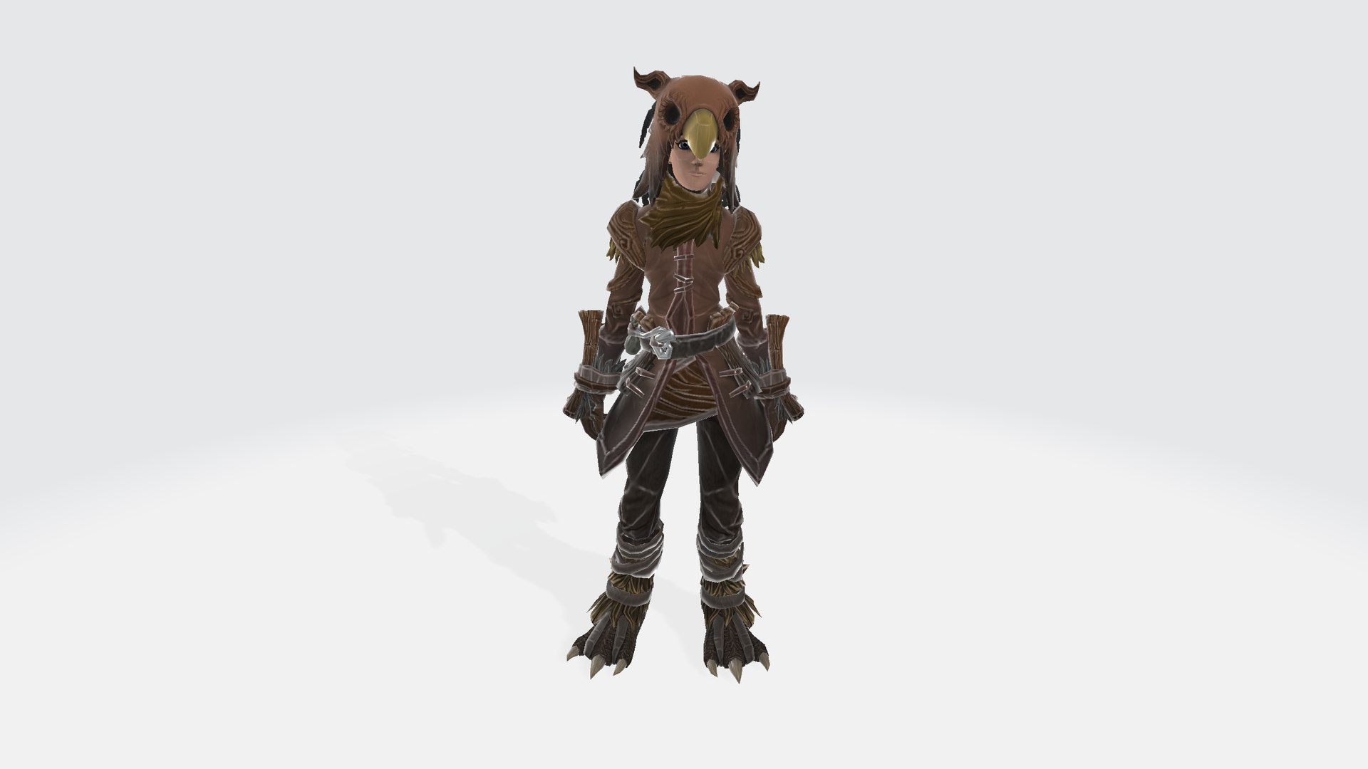 3D Female Druid - TurboSquid 2399004