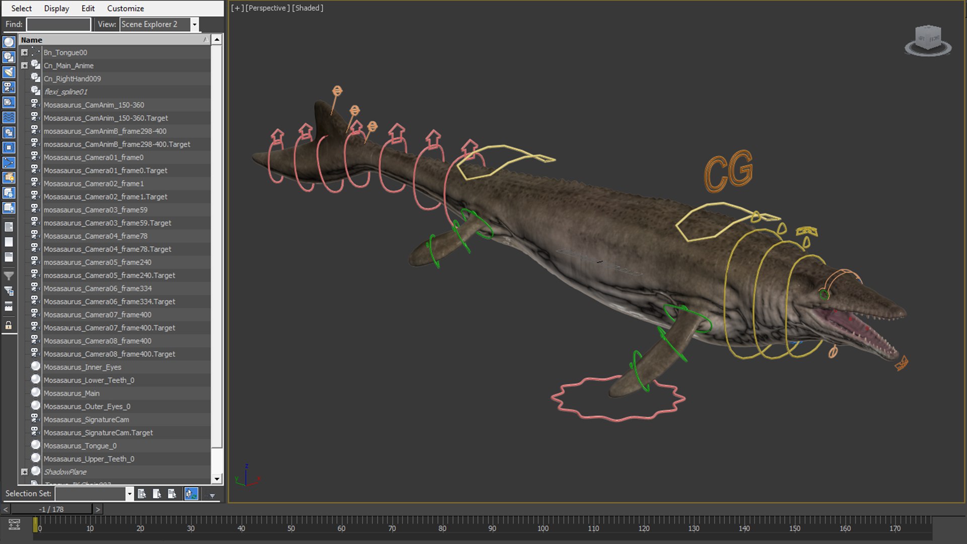 Mosasaurus reptiles 3D model - TurboSquid 1593773