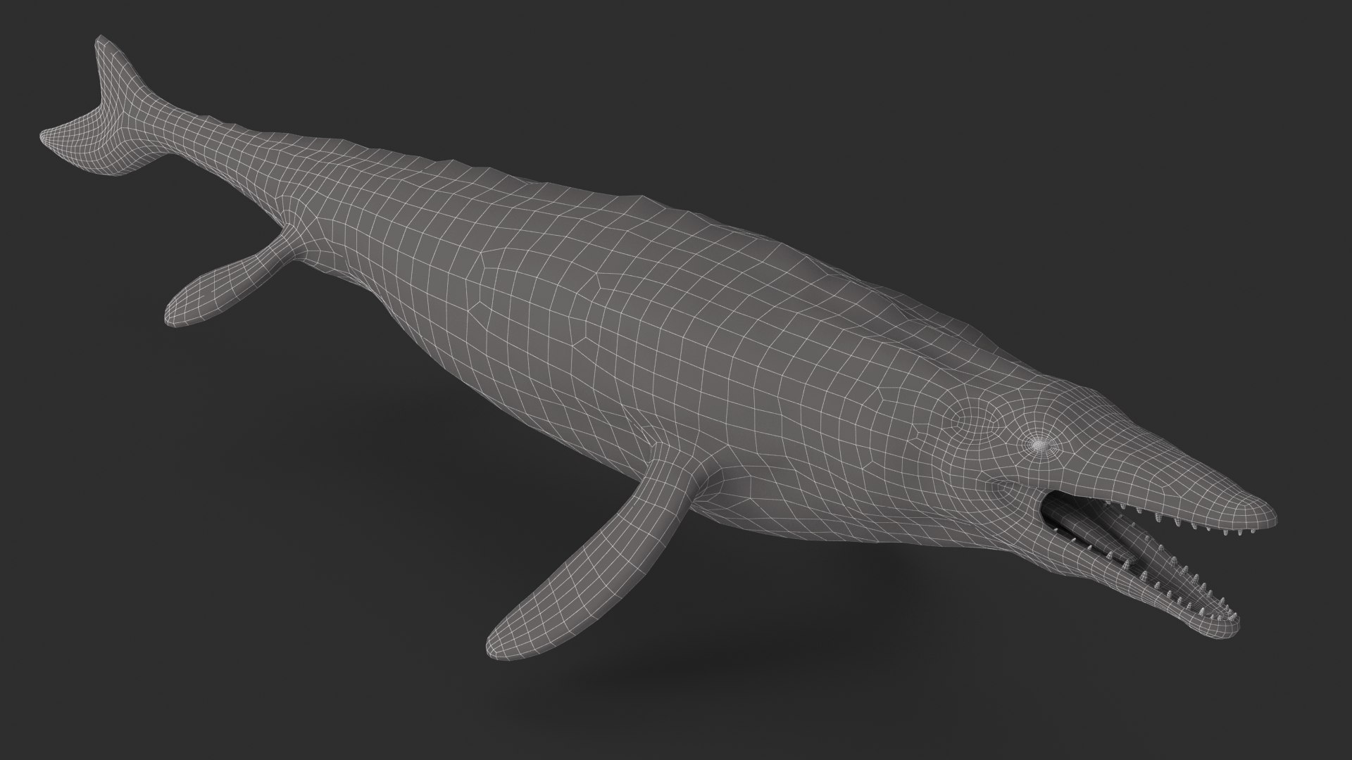 Mosasaurus reptiles 3D model - TurboSquid 1593773