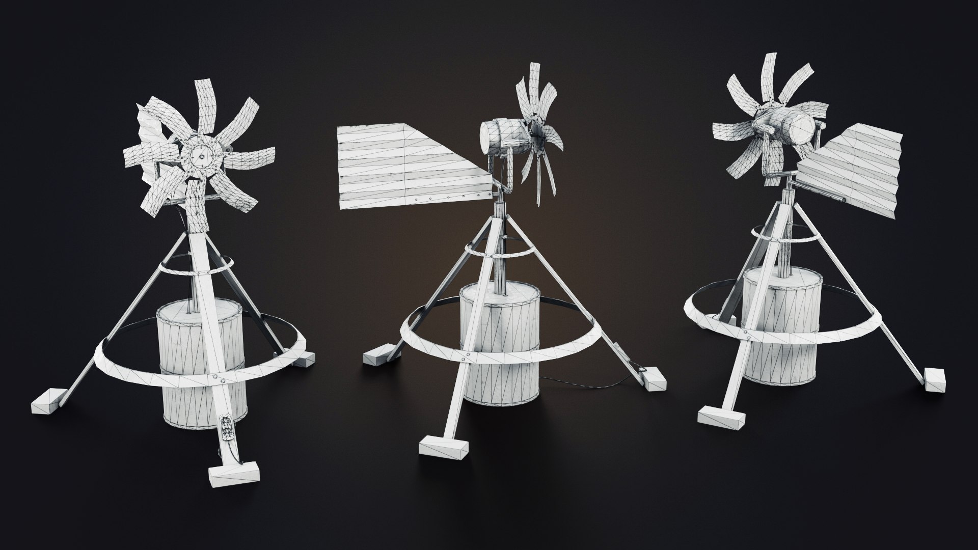 Handmade Wind Generator 3D Model - TurboSquid 1610822