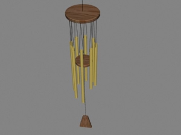 wind chimes 3d model