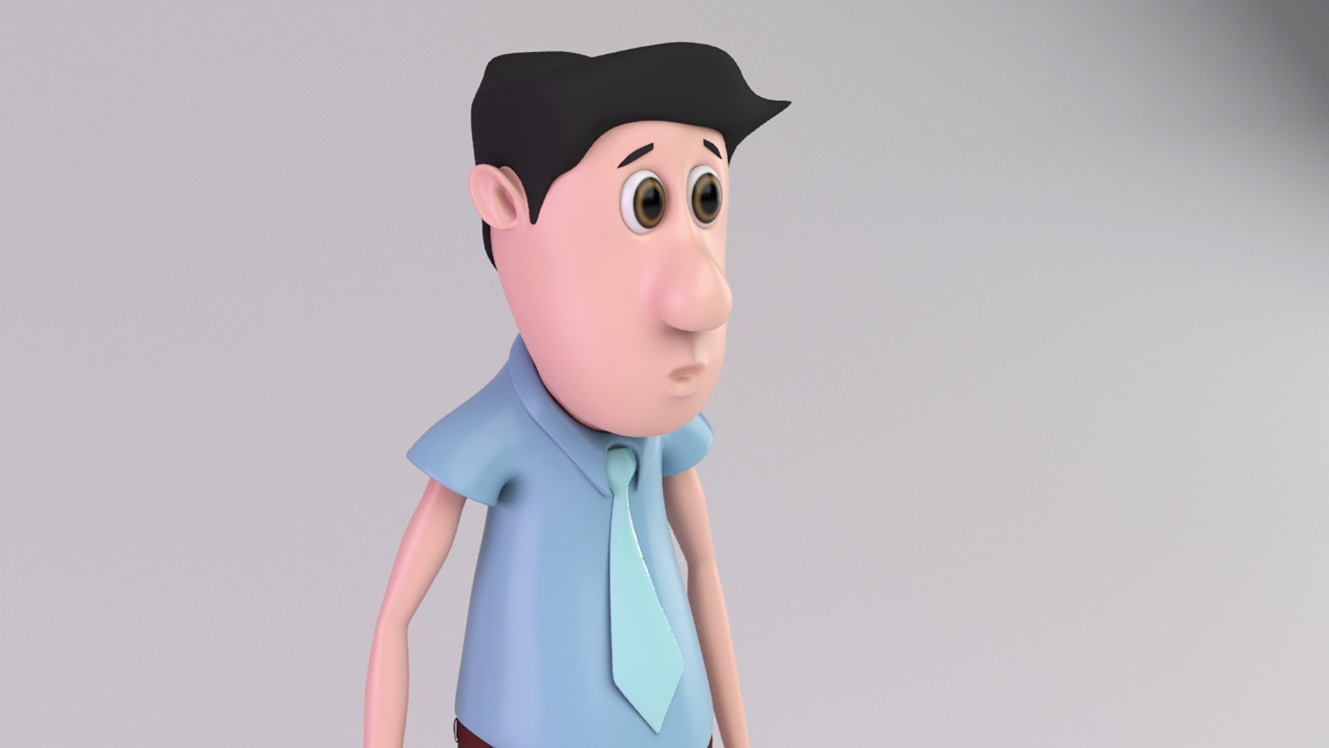 3D Cartoon Man Model - TurboSquid 1953515
