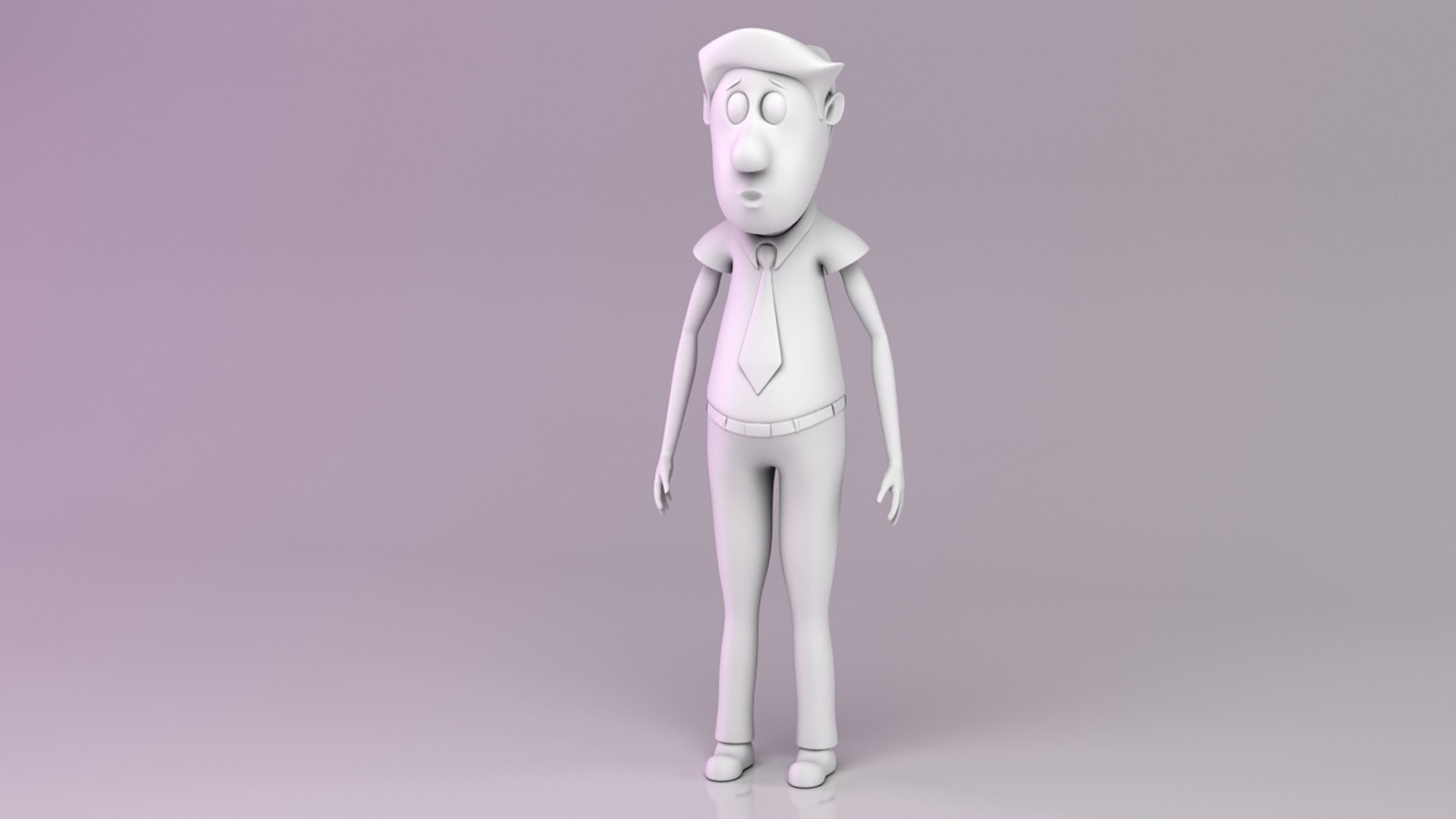3D Cartoon Man Model - TurboSquid 1953515