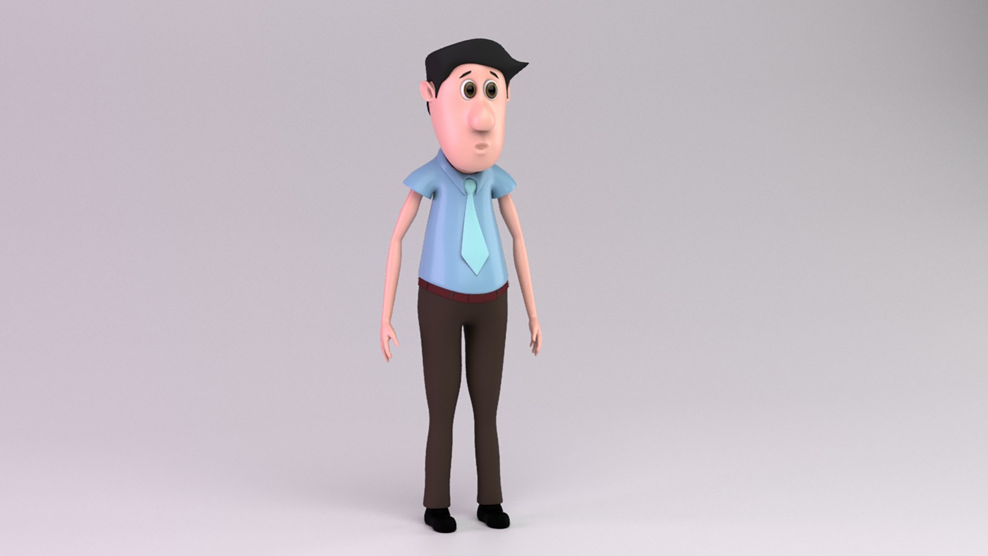 3D Cartoon Man Model - TurboSquid 1953515