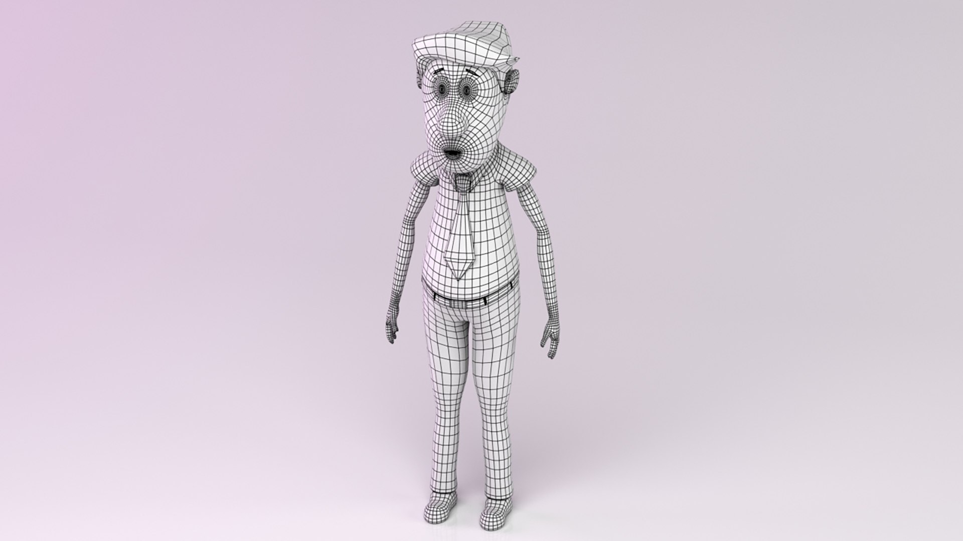 3D Cartoon Man Model - TurboSquid 1953515