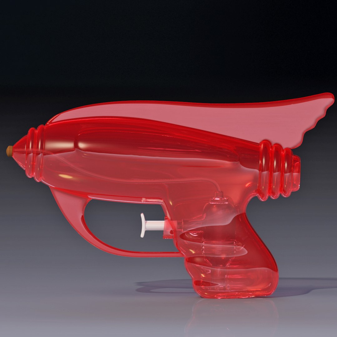 Space Water Pistol 3d Obj