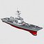 3d Model Uss Sterett Ddg-104 Arleigh