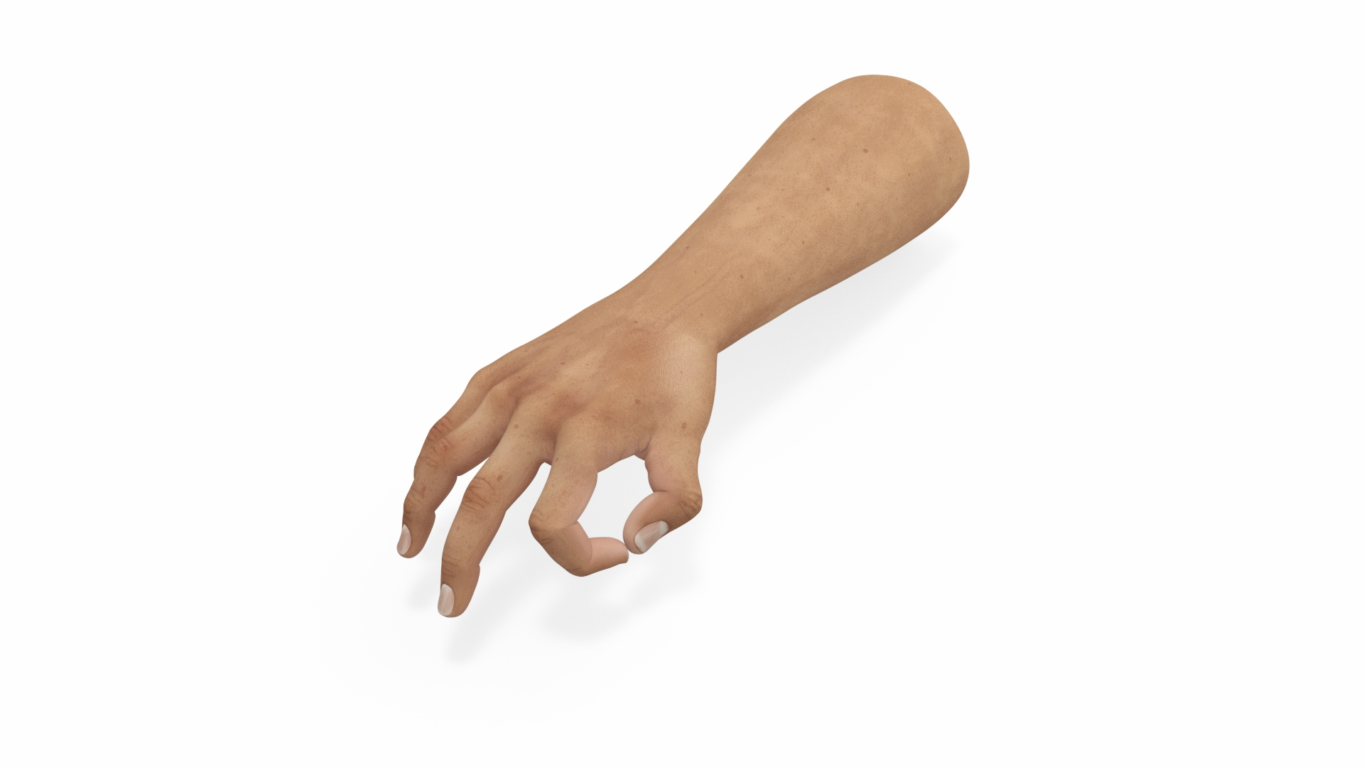 3D Man Hand OK Pose Model - TurboSquid 2194879