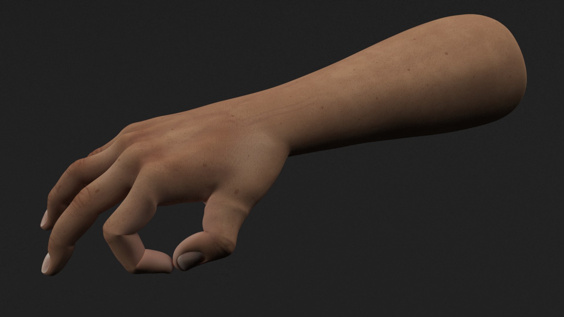 3D Man Hand OK Pose Model - TurboSquid 2194879