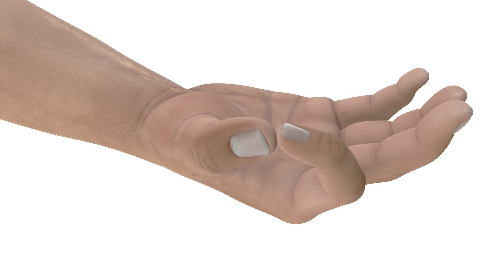 3D Man Hand OK Pose Model - TurboSquid 2194879