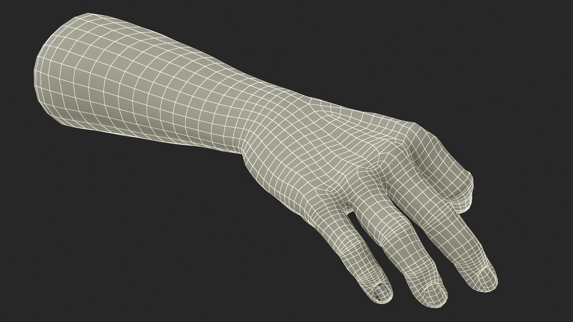 3D Man Hand OK Pose Model - TurboSquid 2194879