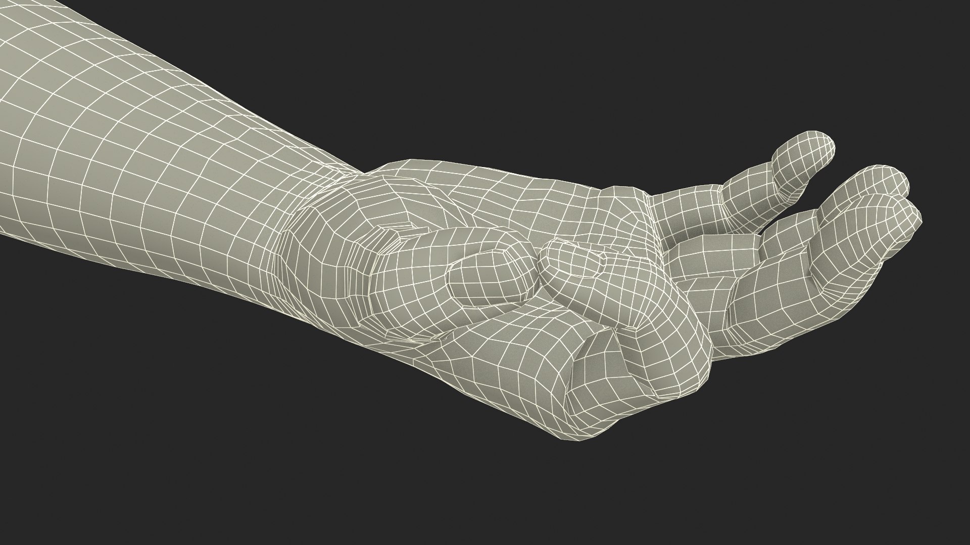 3D Man Hand OK Pose Model - TurboSquid 2194879