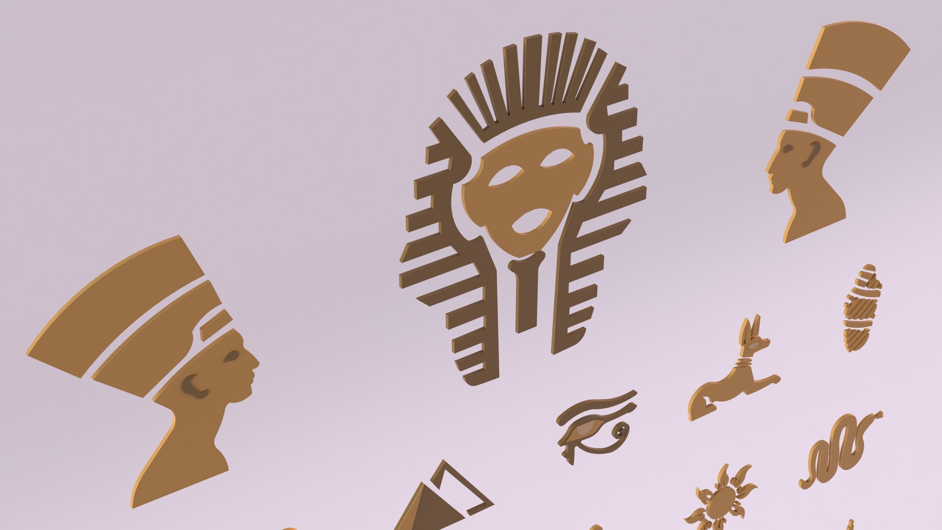 3D Egyptian Symbols - 010 - TurboSquid 2231736