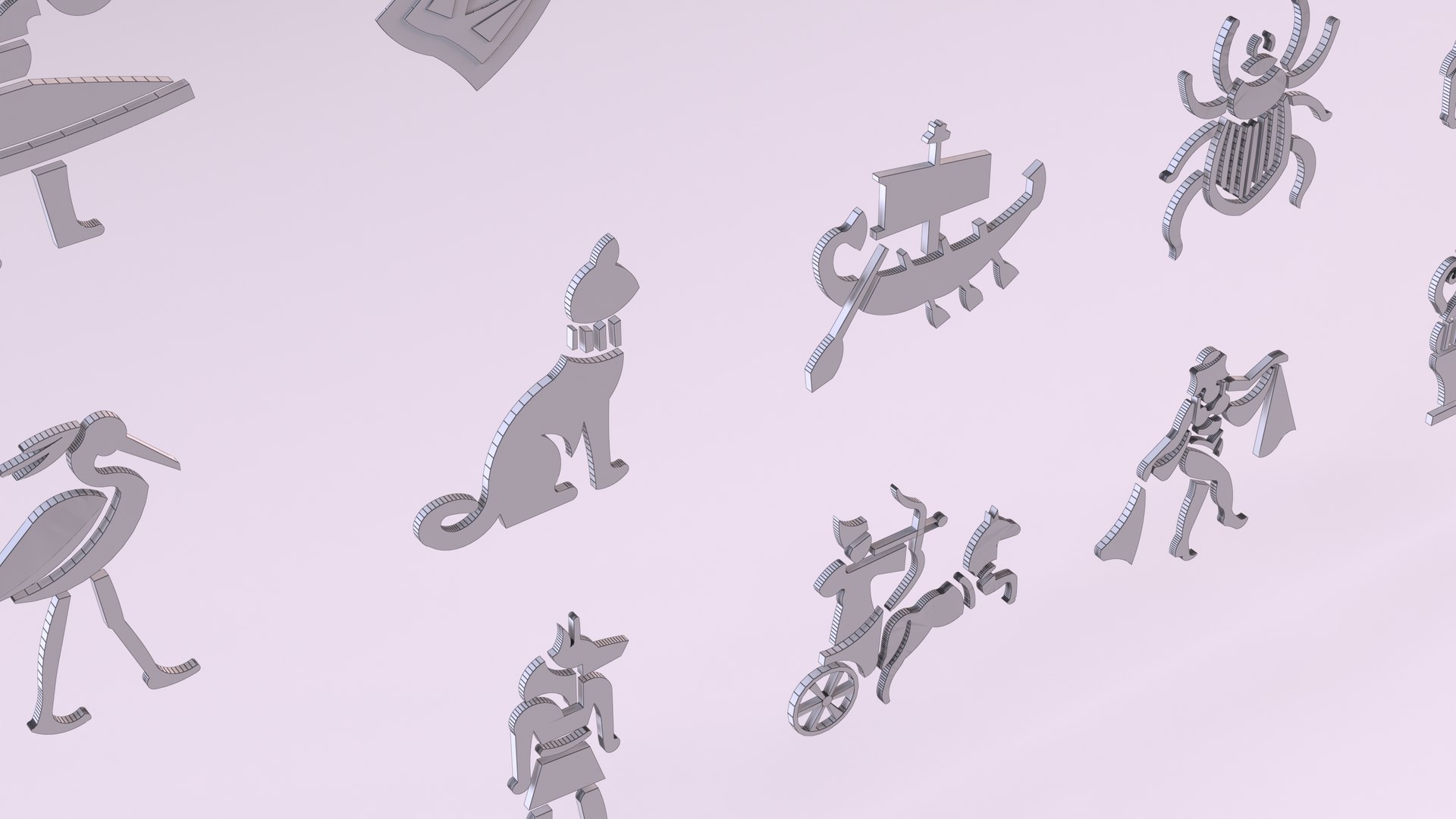3D Egyptian Symbols - 010 - TurboSquid 2231736