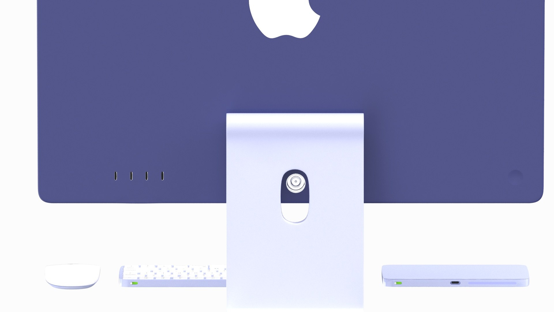 3D Apple IMac 2023 Purple - TurboSquid 2262429