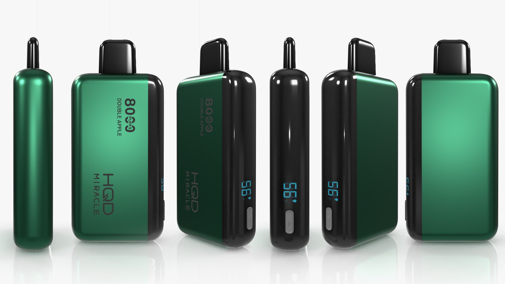 HQD Miracle 8000 Double Apple 3D Model - TurboSquid 2169836