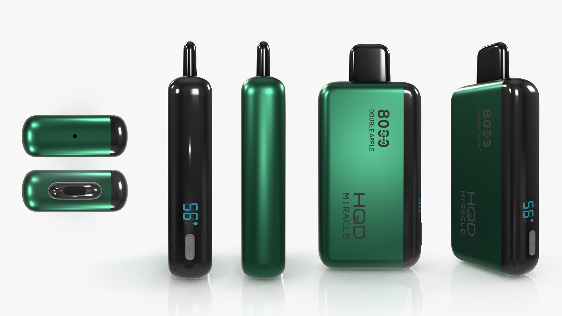 HQD Miracle 8000 Double Apple 3D Model - TurboSquid 2169836