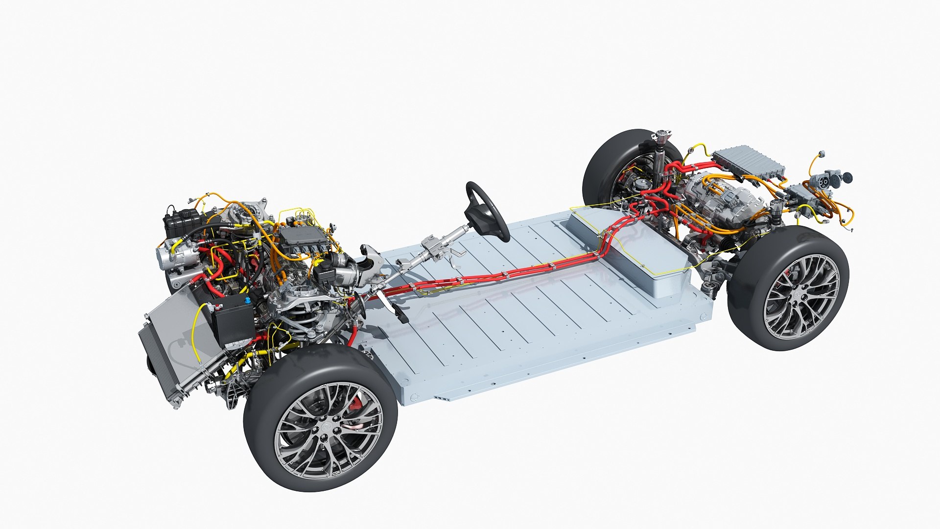 Electric SUV Frame 3D Model - TurboSquid 1971379