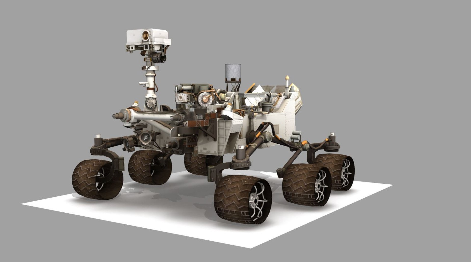 3D Model Curiosity Rover Mars - TurboSquid 1379896