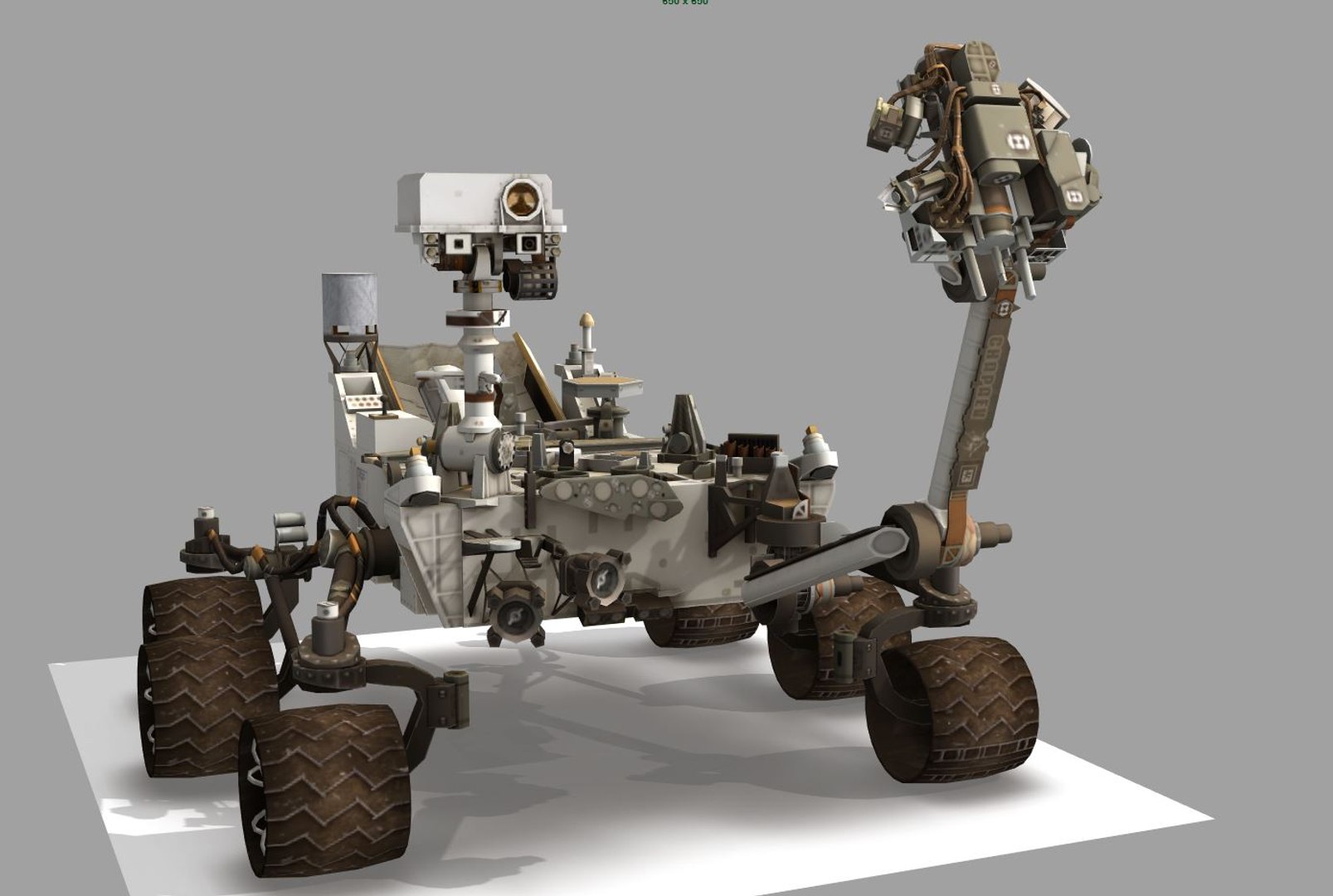 3D Model Curiosity Rover Mars - TurboSquid 1379896