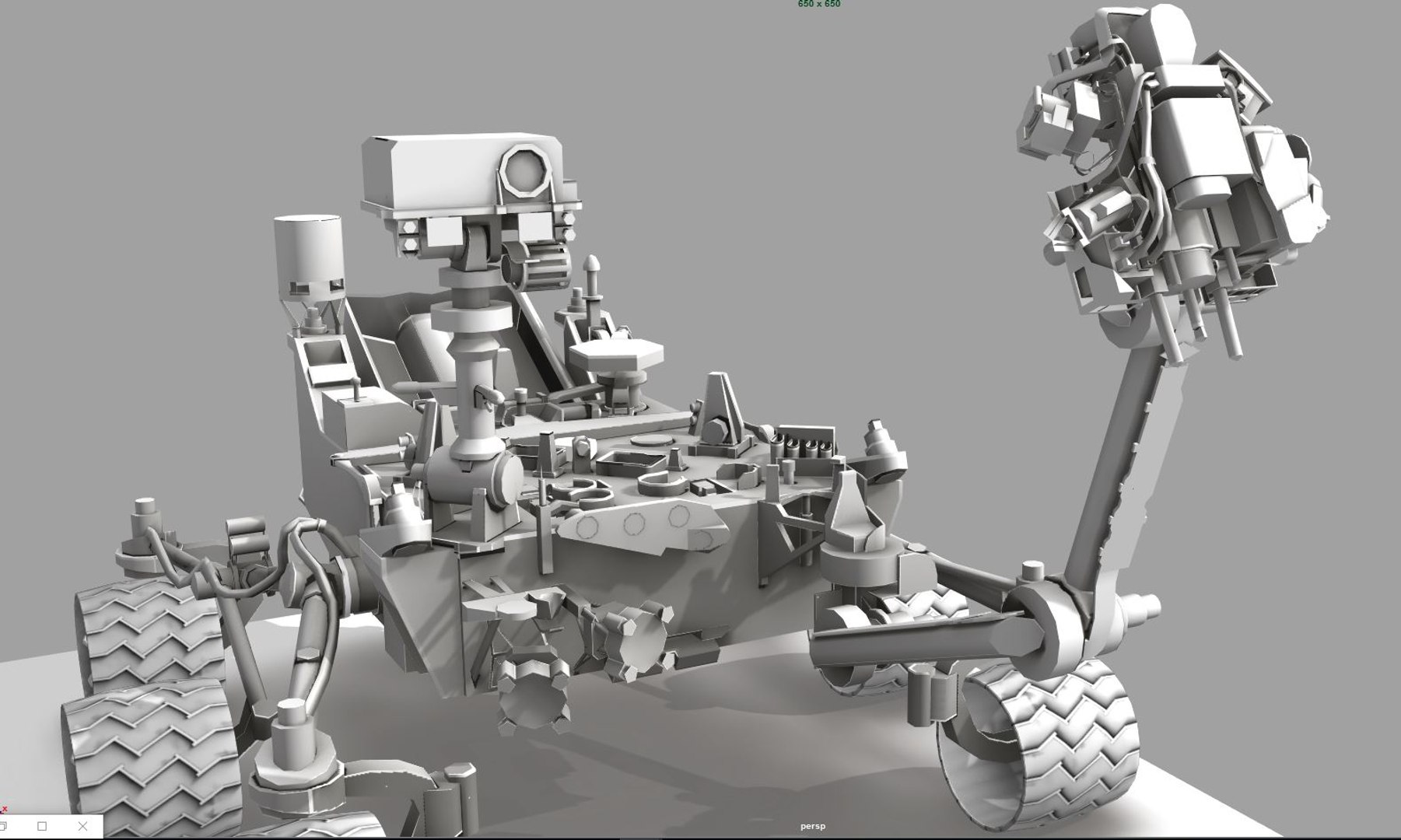 3D Model Curiosity Rover Mars - TurboSquid 1379896