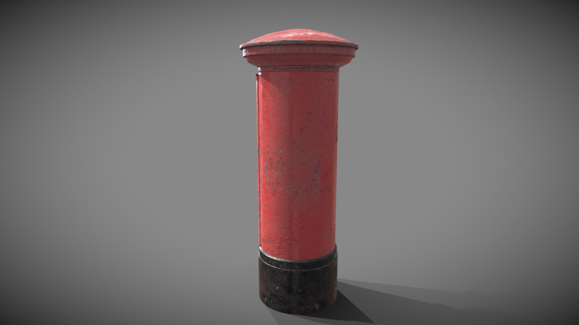 3D Postbox UK PBR - TurboSquid 1789577