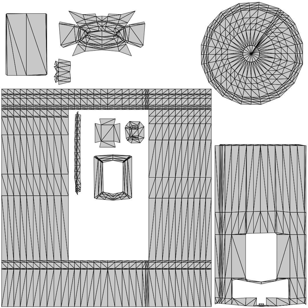 3D Postbox UK PBR - TurboSquid 1789577