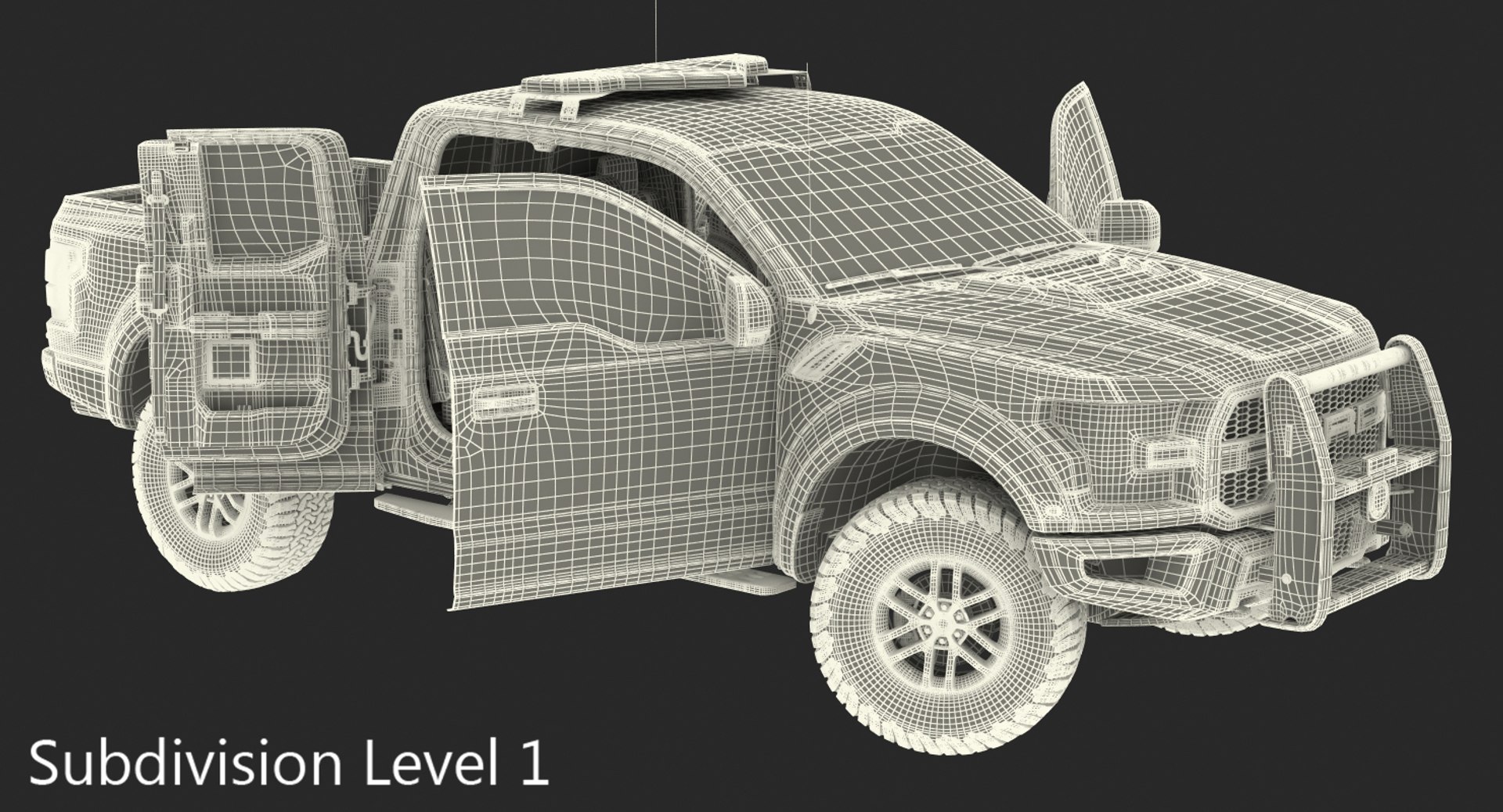 3D F150 Raptor Police Interceptor Model - TurboSquid 1241988