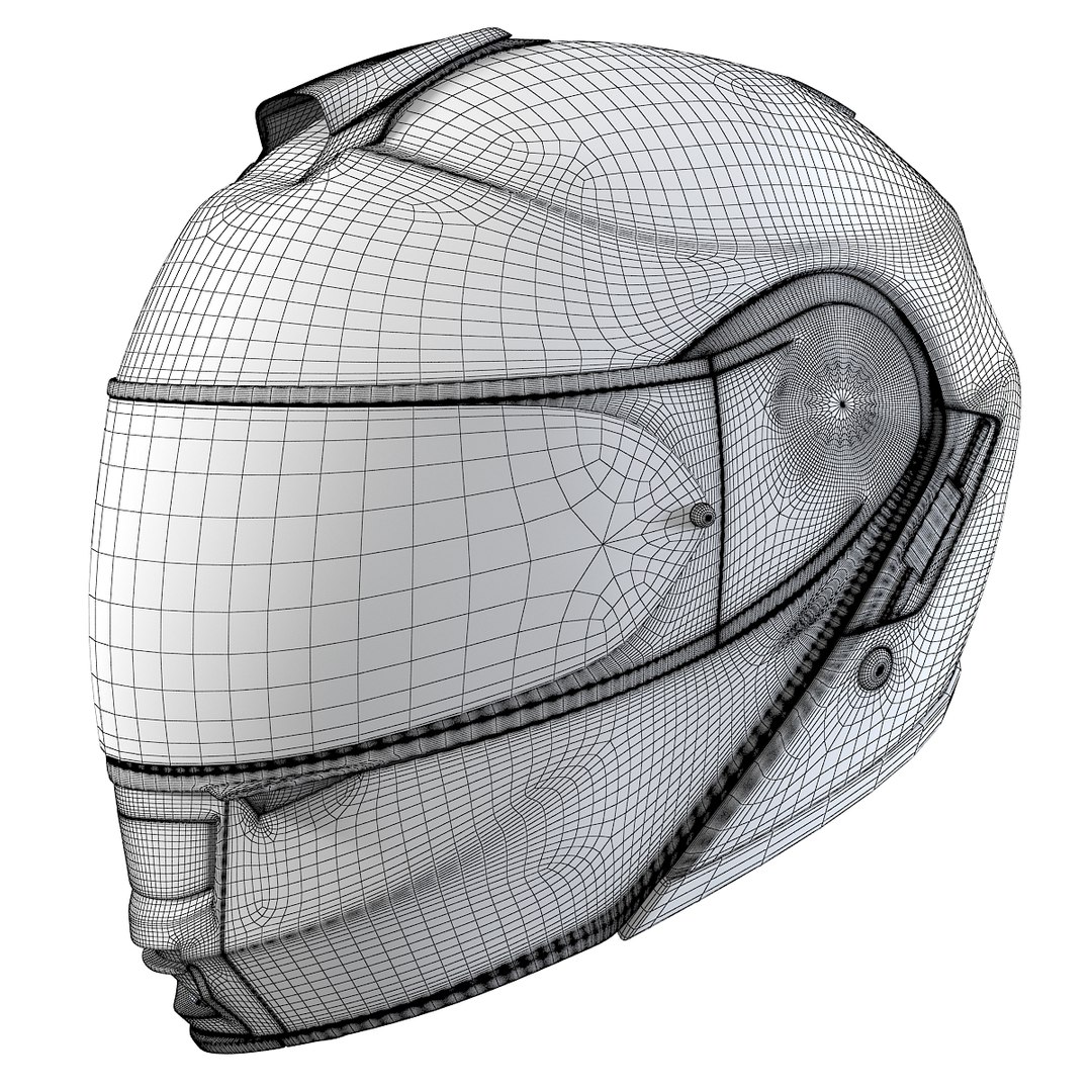 Auto Racing Helmet 3d Max