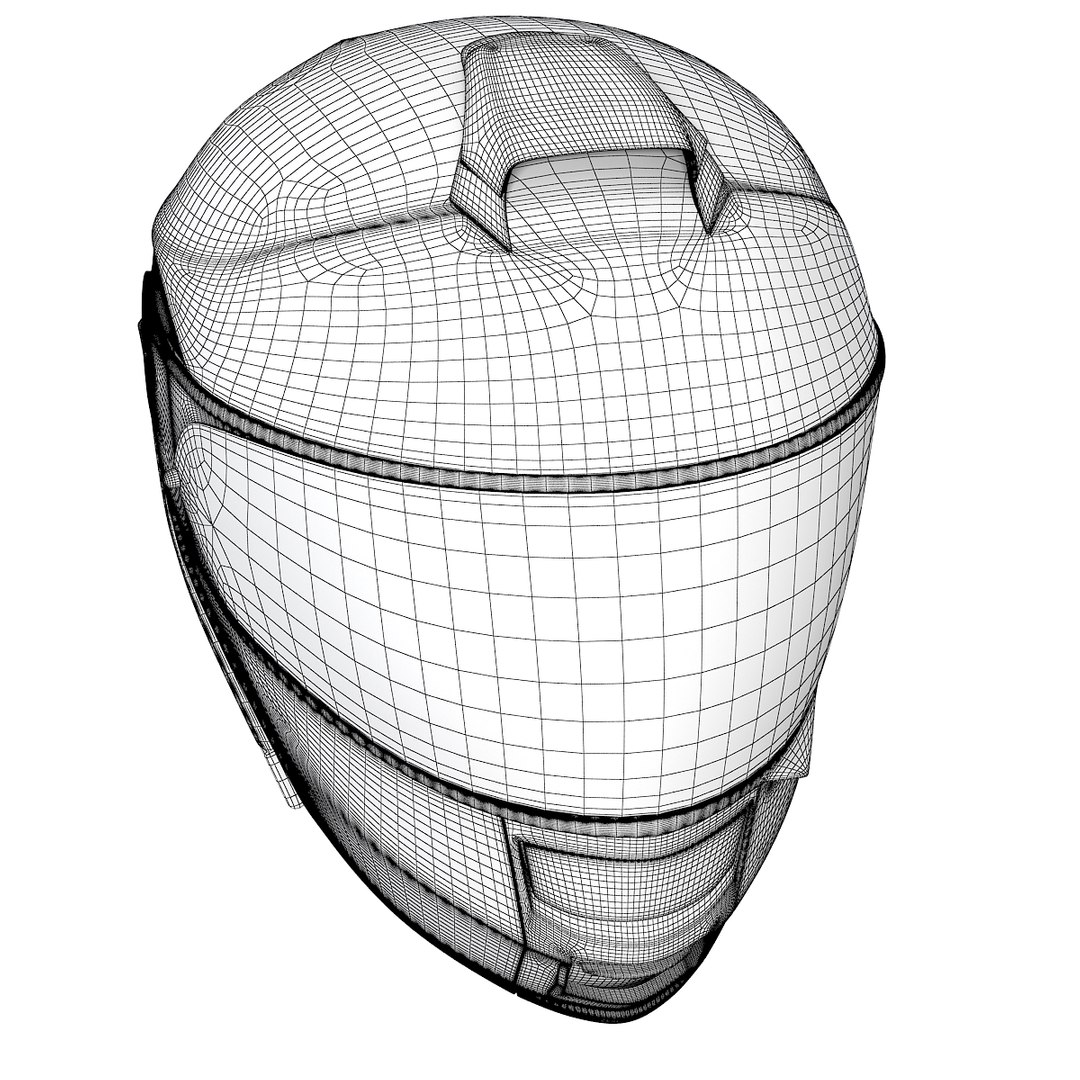 Auto Racing Helmet 3d Max
