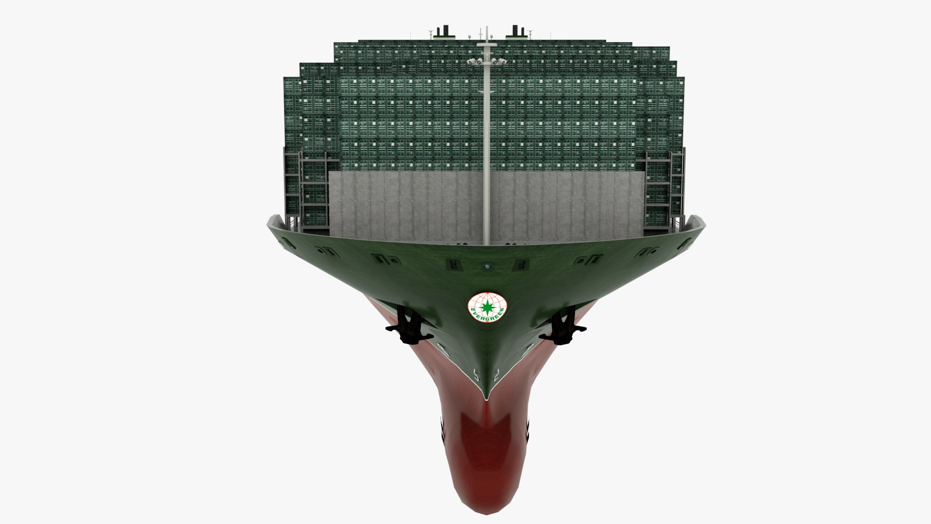 Container Ship Evergreen Ever Liberty 3D model - TurboSquid 1732229