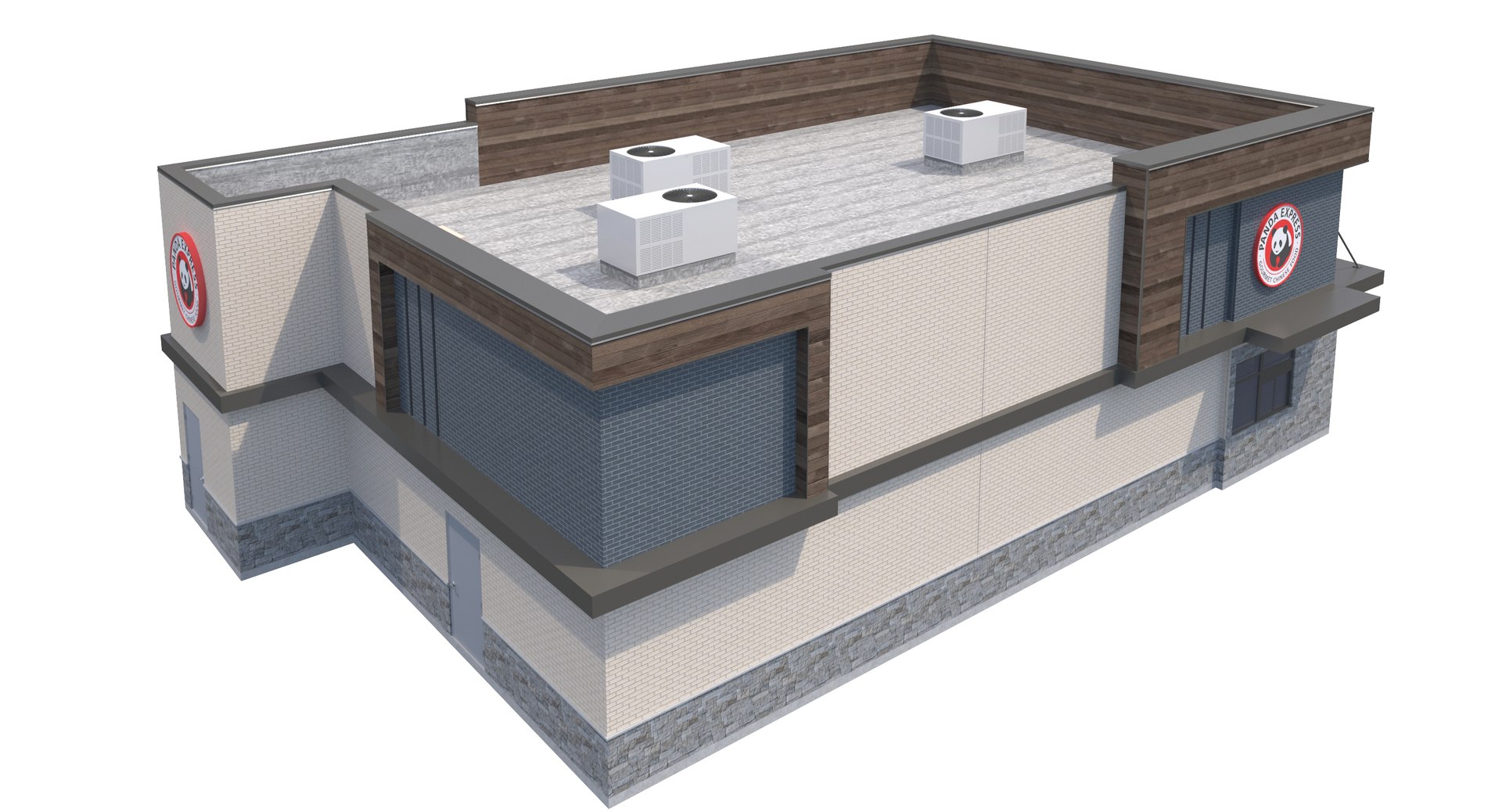 Exterior Panda Express 3D - TurboSquid 1288573