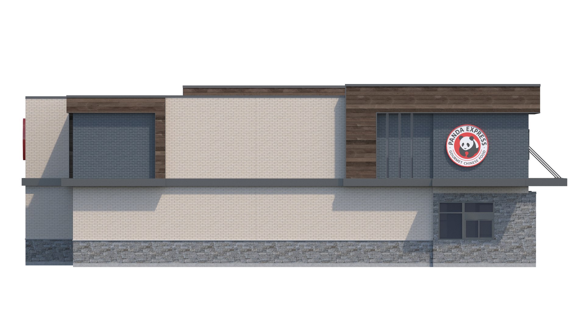 Exterior Panda Express 3D - TurboSquid 1288573