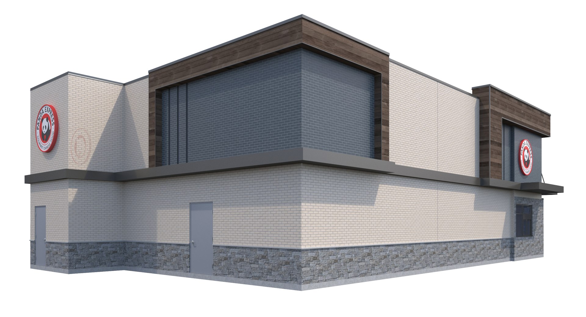 Exterior Panda Express 3D - TurboSquid 1288573