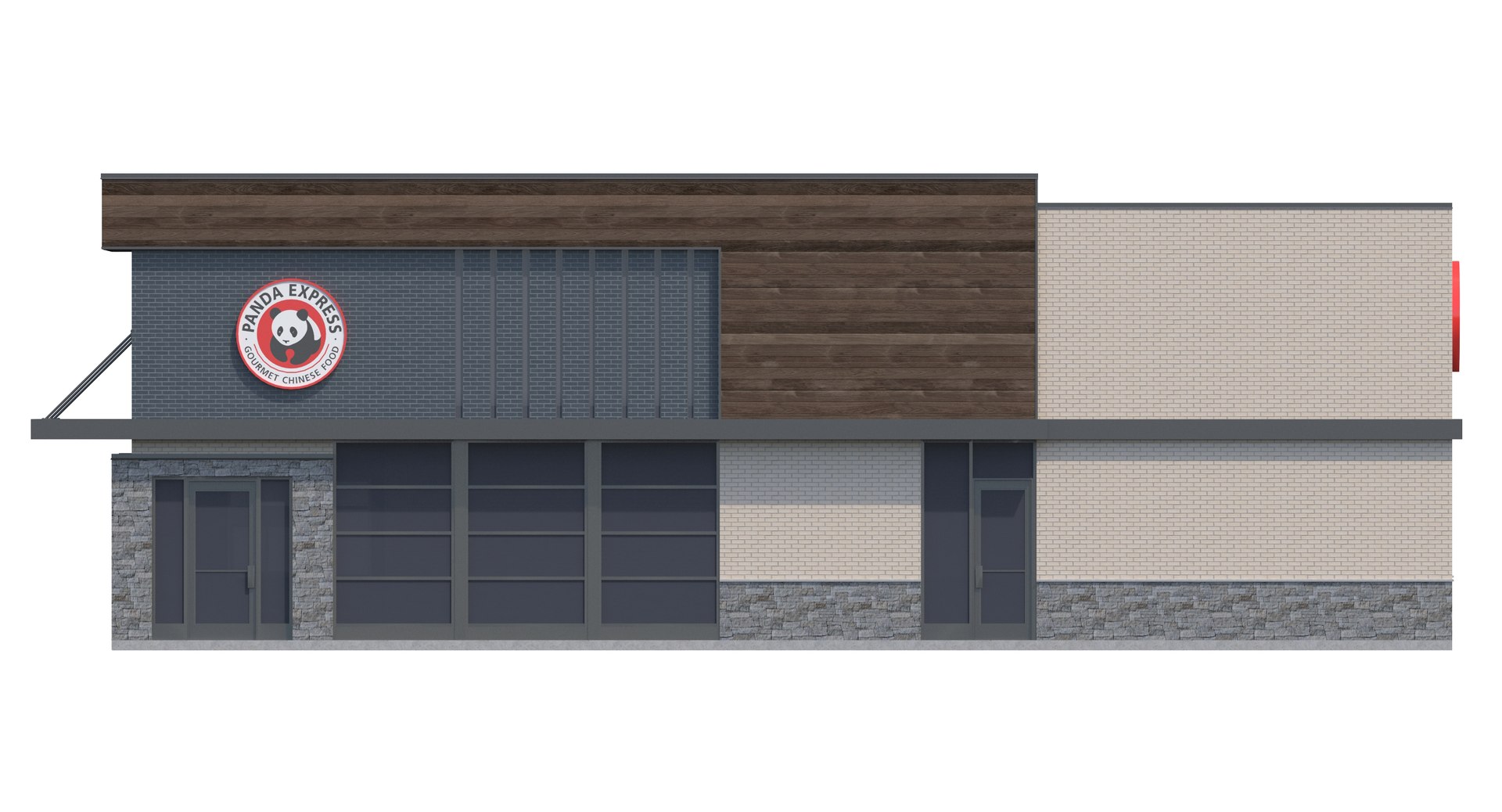 Exterior Panda Express 3D - TurboSquid 1288573