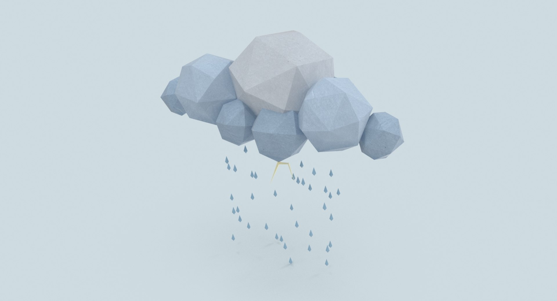 3d Cloud Storm Lightning