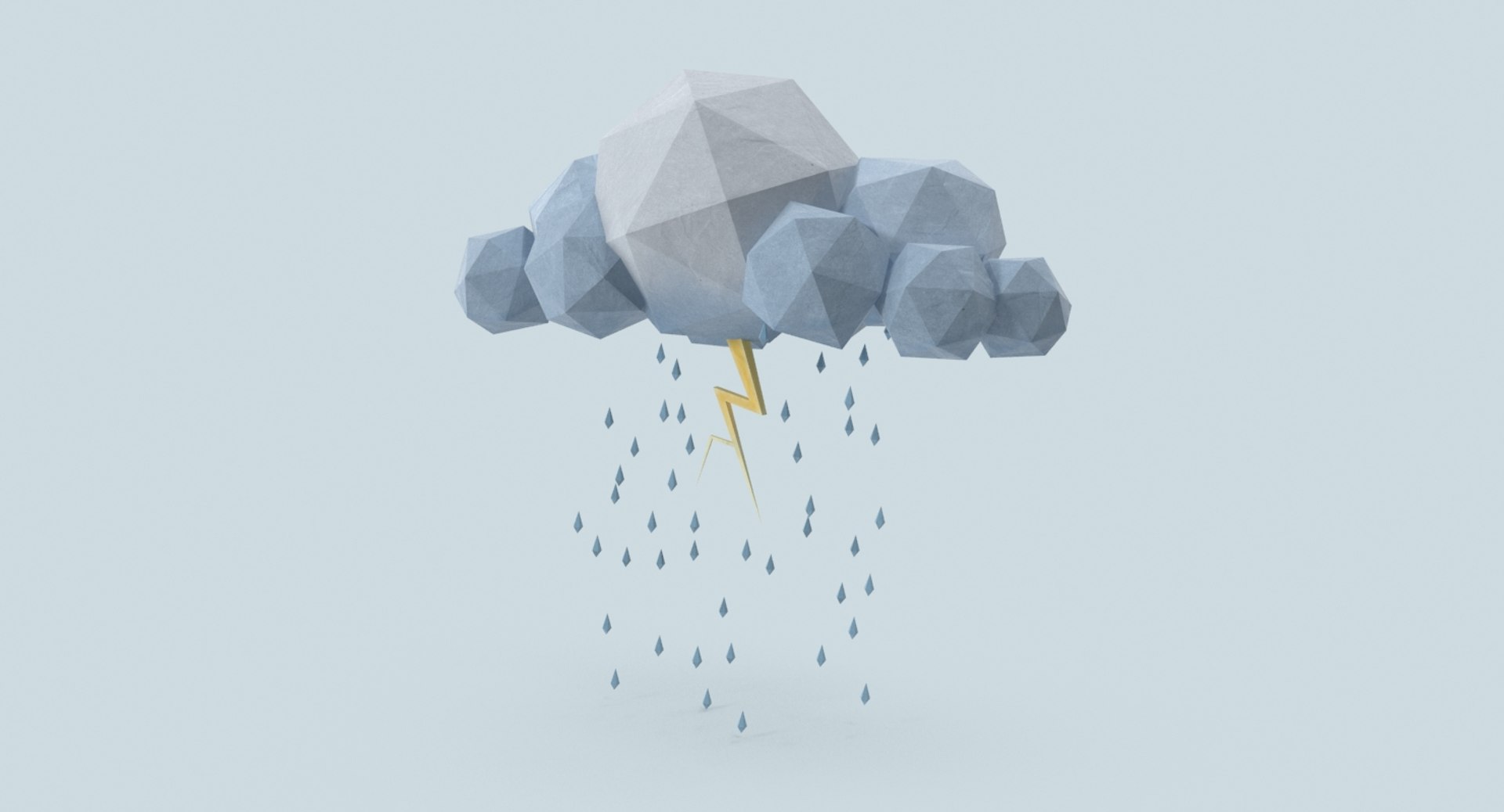 3d Cloud Storm Lightning