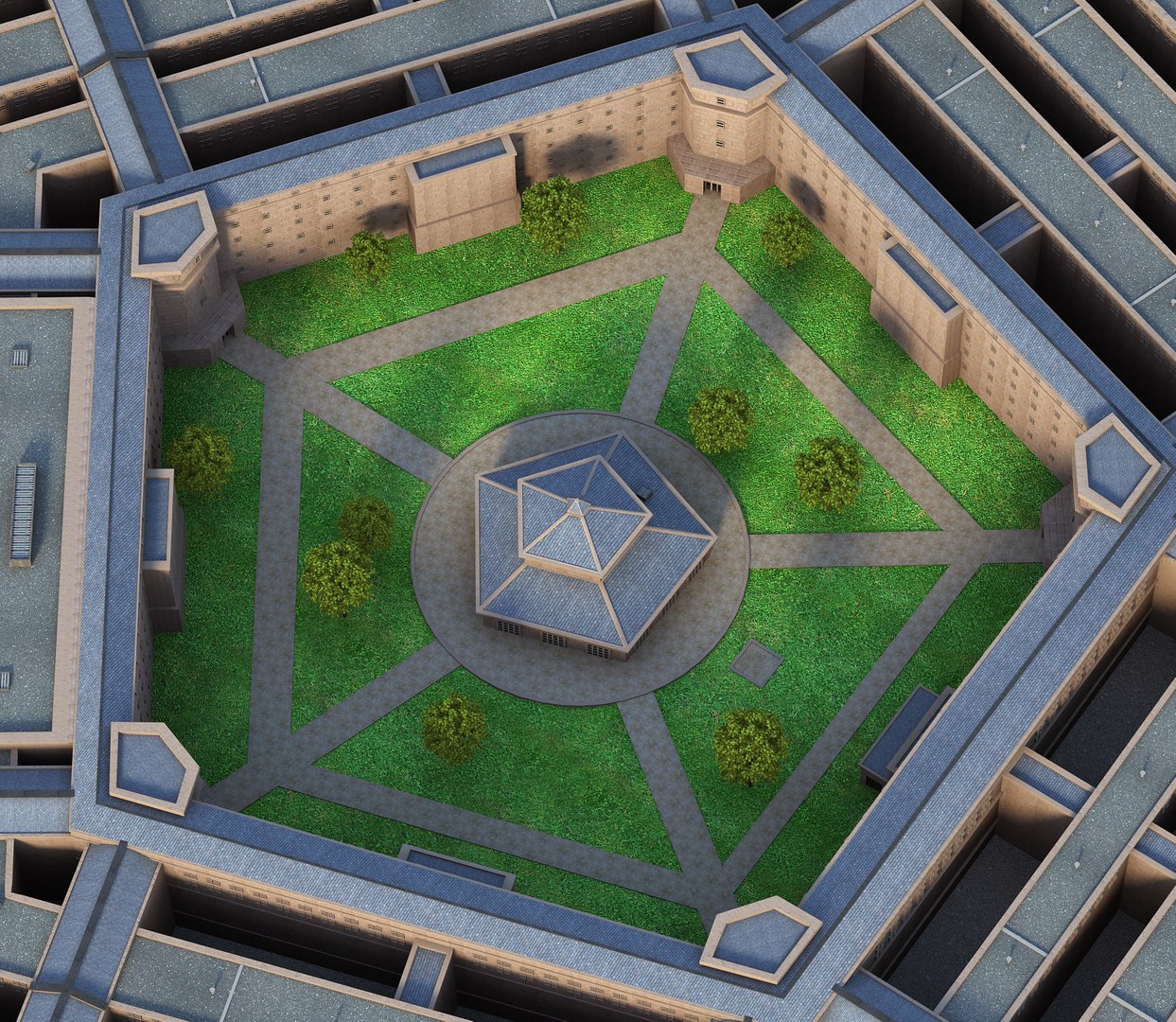 3D Model Pentagon United States - TurboSquid 1348411