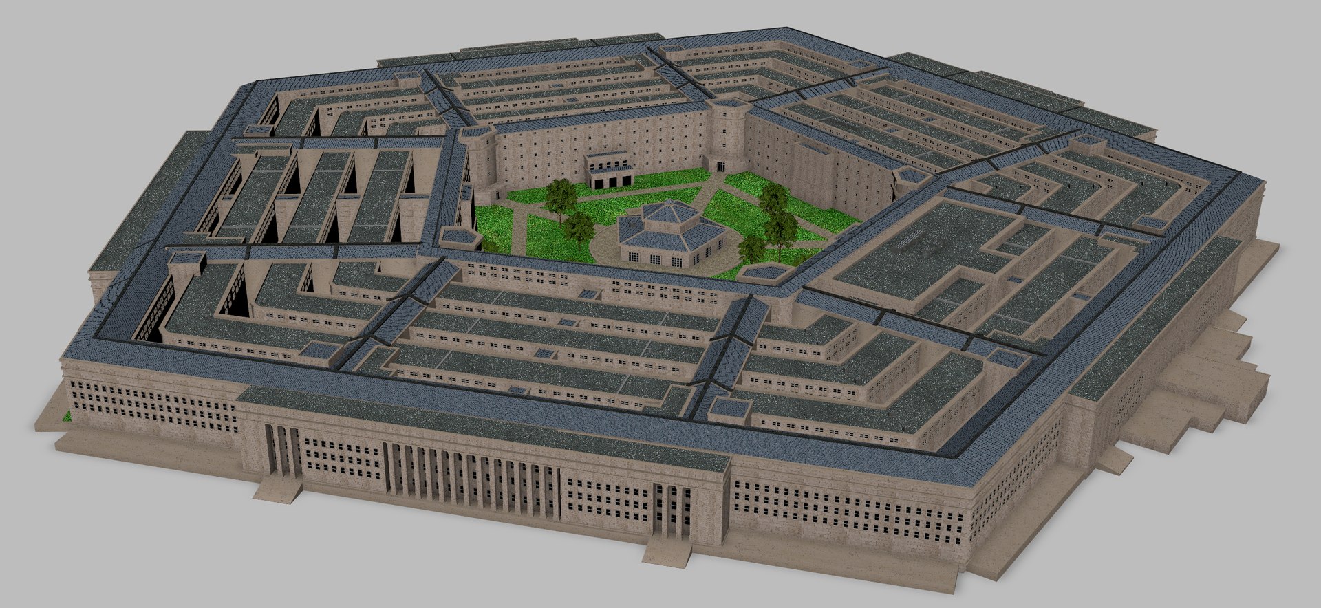 3D Model Pentagon United States - TurboSquid 1348411