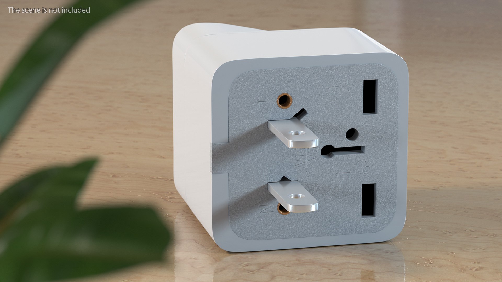 3D Type A Plug Adapter White - TurboSquid 1838122