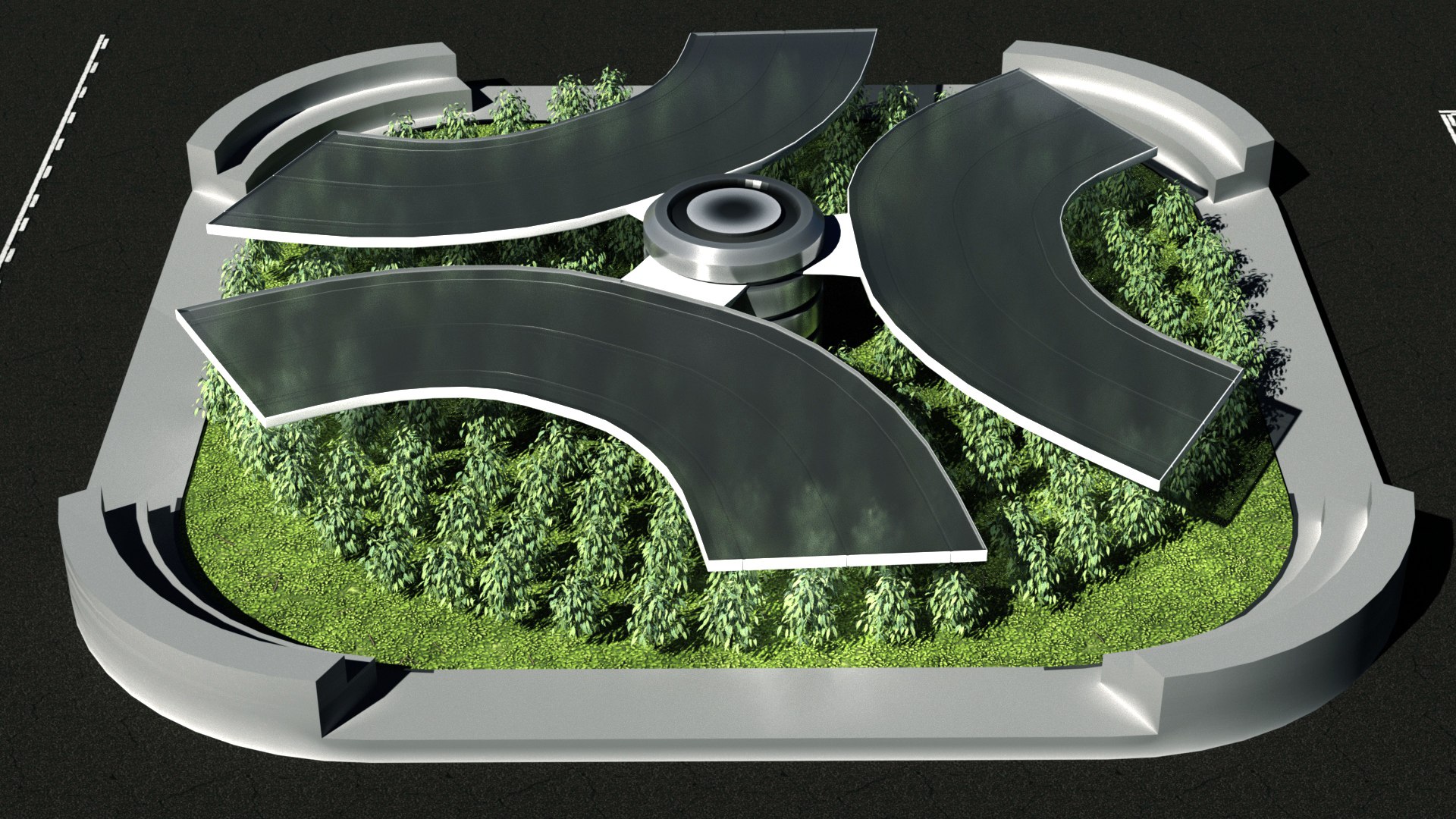 3D Futuristic Sci-Fi Farm Model - TurboSquid 2324330