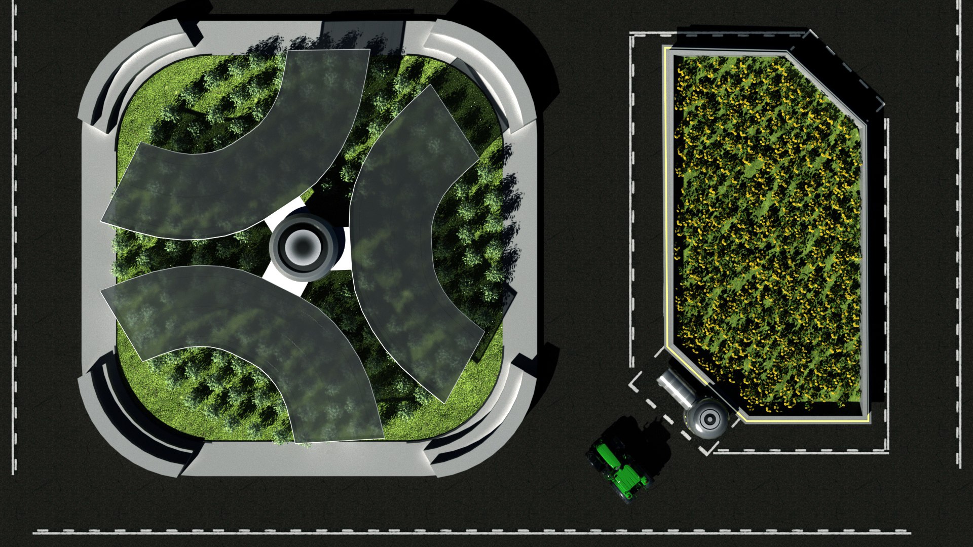 3D Futuristic Sci-Fi Farm Model - TurboSquid 2324330