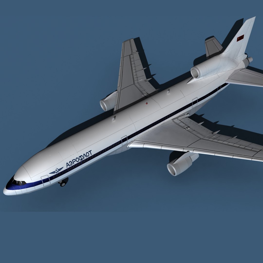 3D Model Lockheed L-1011-50 Aeroflot - TurboSquid 1921243